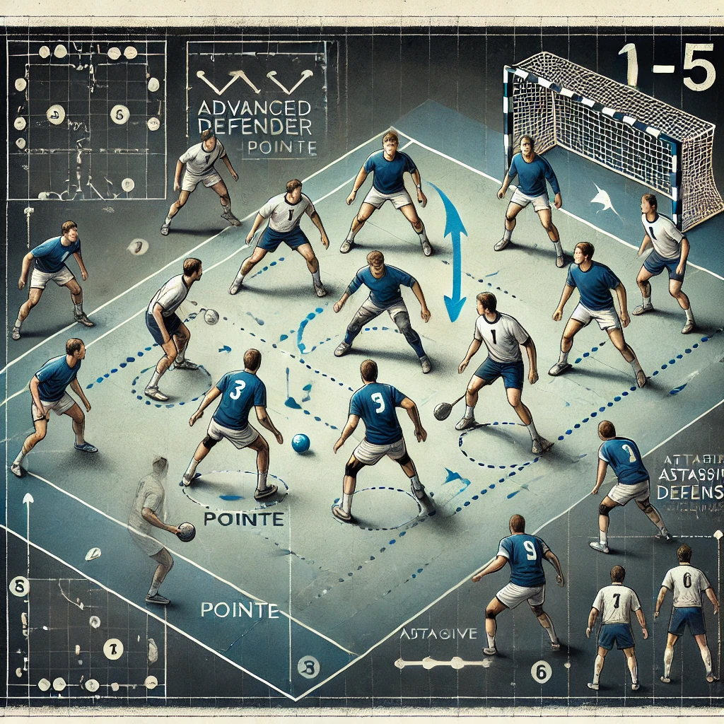 Guide Complet sur la Défense 1-5 au Handball